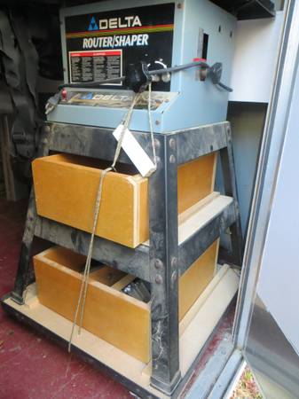 Delta Router Shaper Model 43-505 120v with (3) Tier Stand - tools - by ...