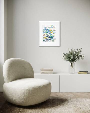 Reef Fish Series "Fishing Tales", Original Painting by Kristie Fujiyam ...