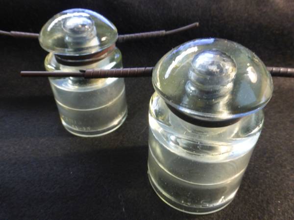 Vintage Telephone Line Insulators 5-Total - antiques - by owner ...