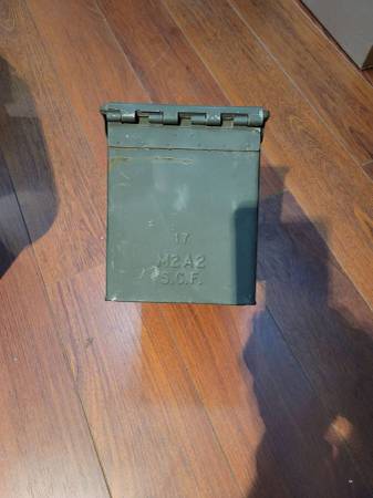 Vintage US Military Ammo Cans 50cal M2A2 Airtight Ammunition Box ...