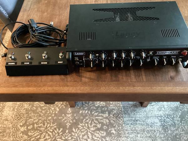 Laney Ironheart high gain IRT studio tube head 15w 3ch w/fsw! - musical ...