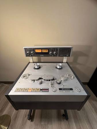 Studer A80 RC MK II 1/4" 2-Track Master Recorder - musical instruments ...